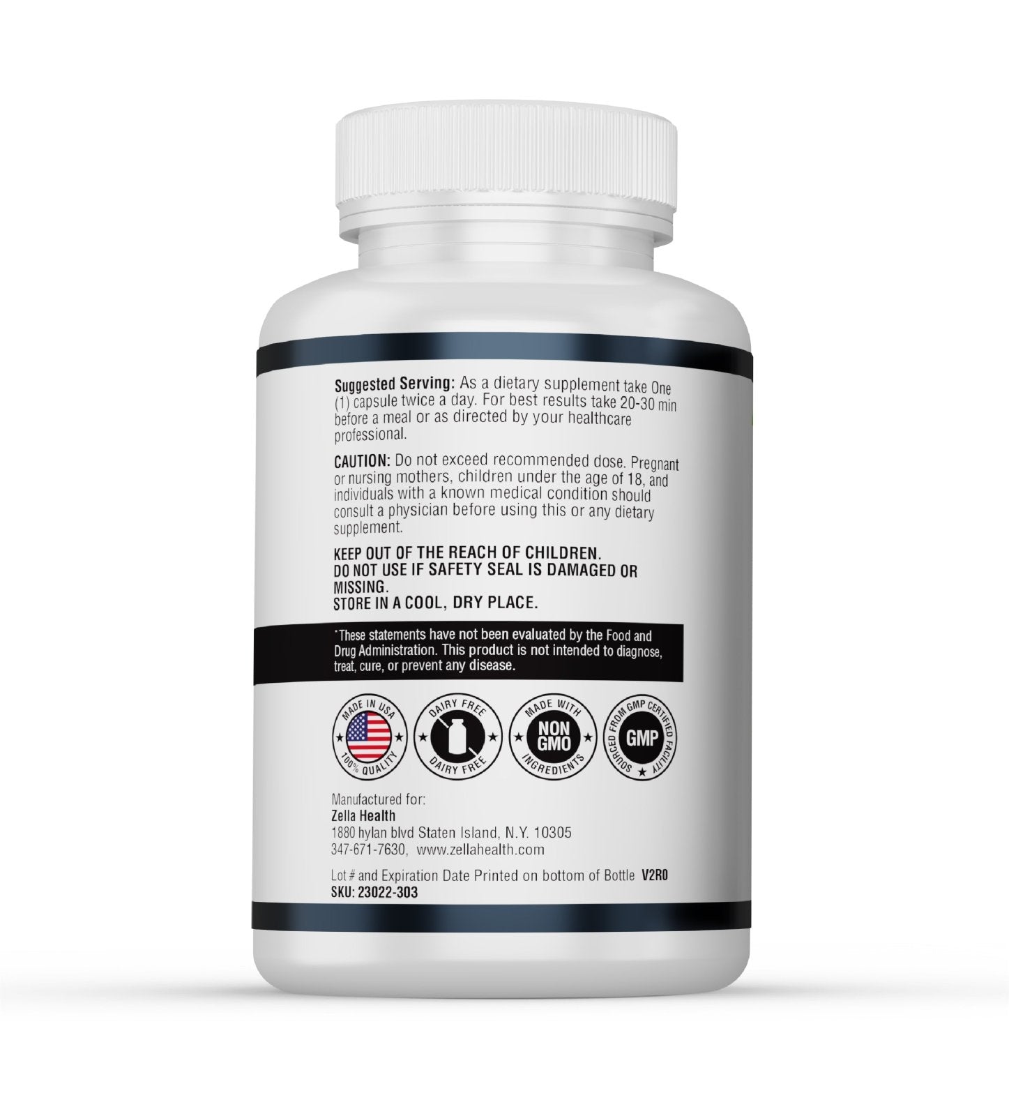 Digestive Enzymes Ultra - Supplement - 60 Capsules - Zella Health